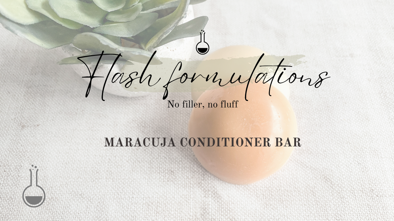FORMULATE A MARACUJA CONDITIONER BAR - Formulator Hub